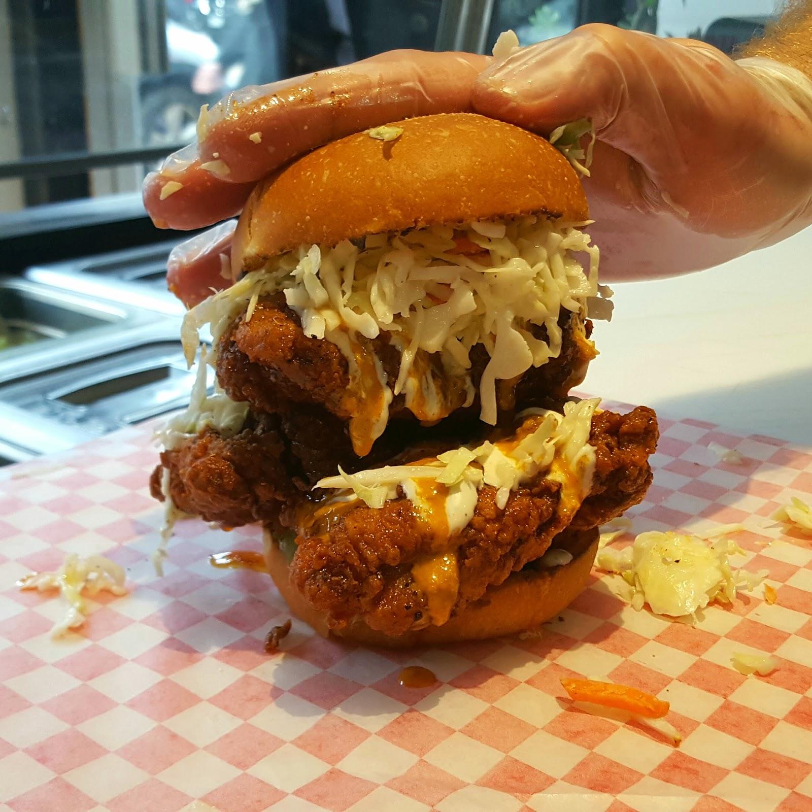 PG Clucks menu in Toronto, Ontario, Canada