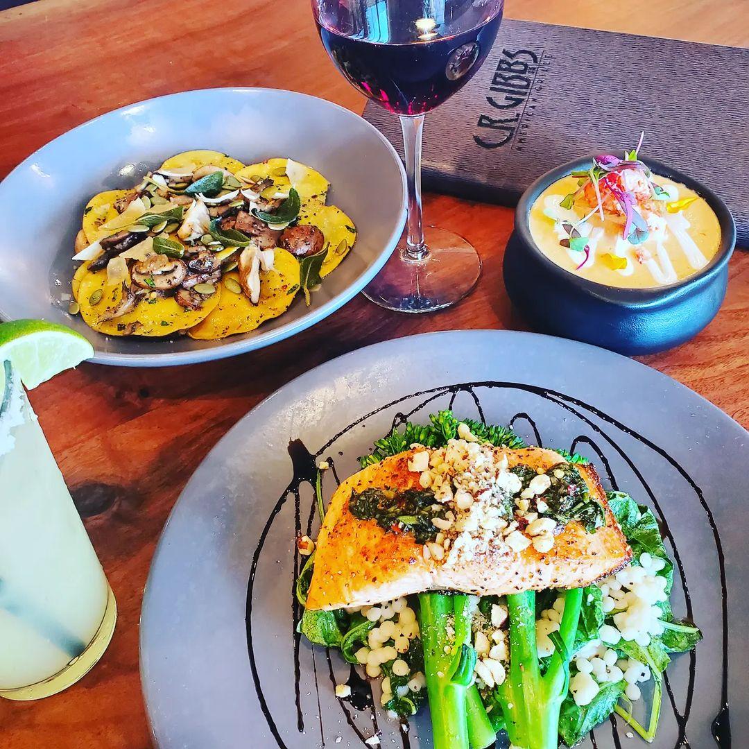 C.R. Gibbs American Grille menu in Redding, California, USA