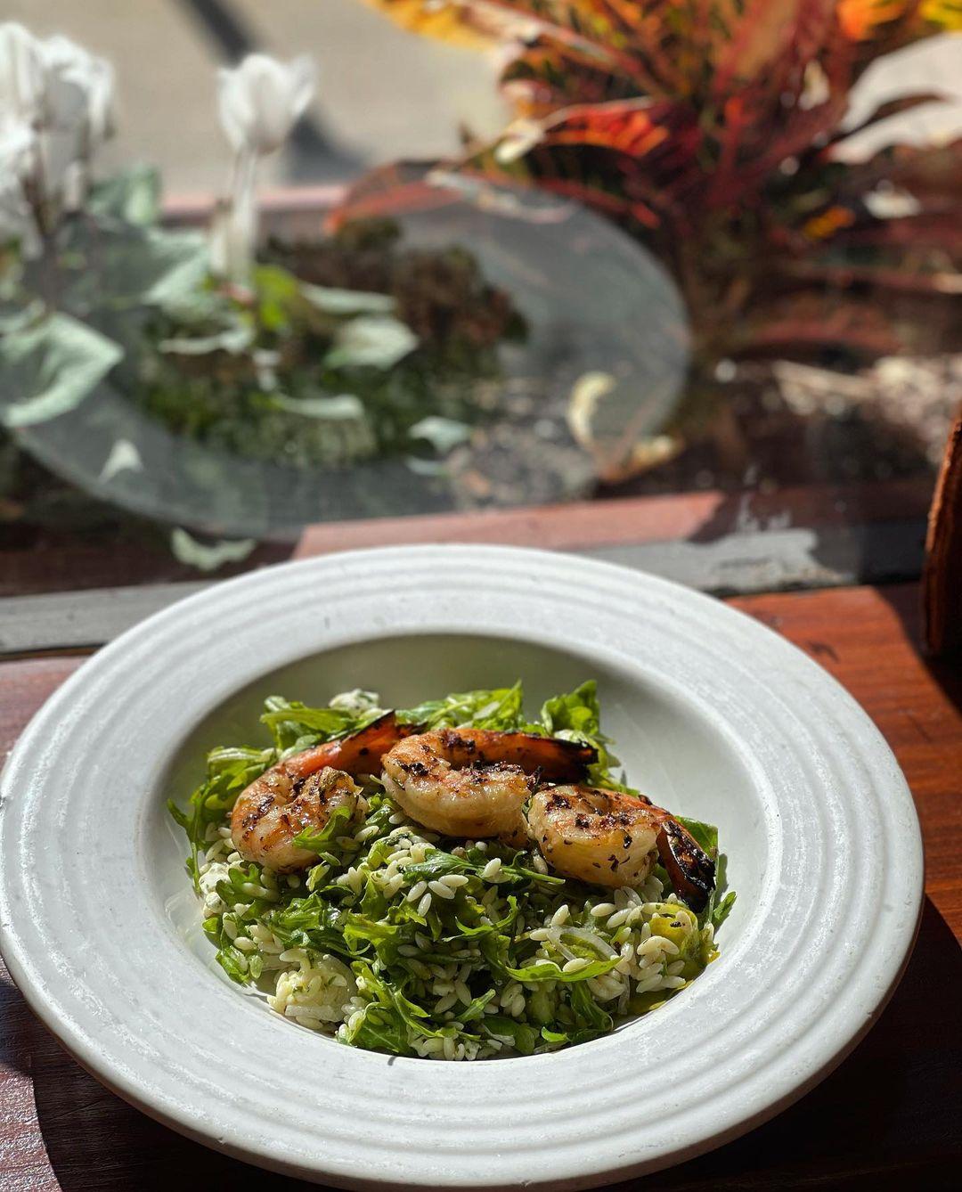 Prego menu in Houston, Texas, USA