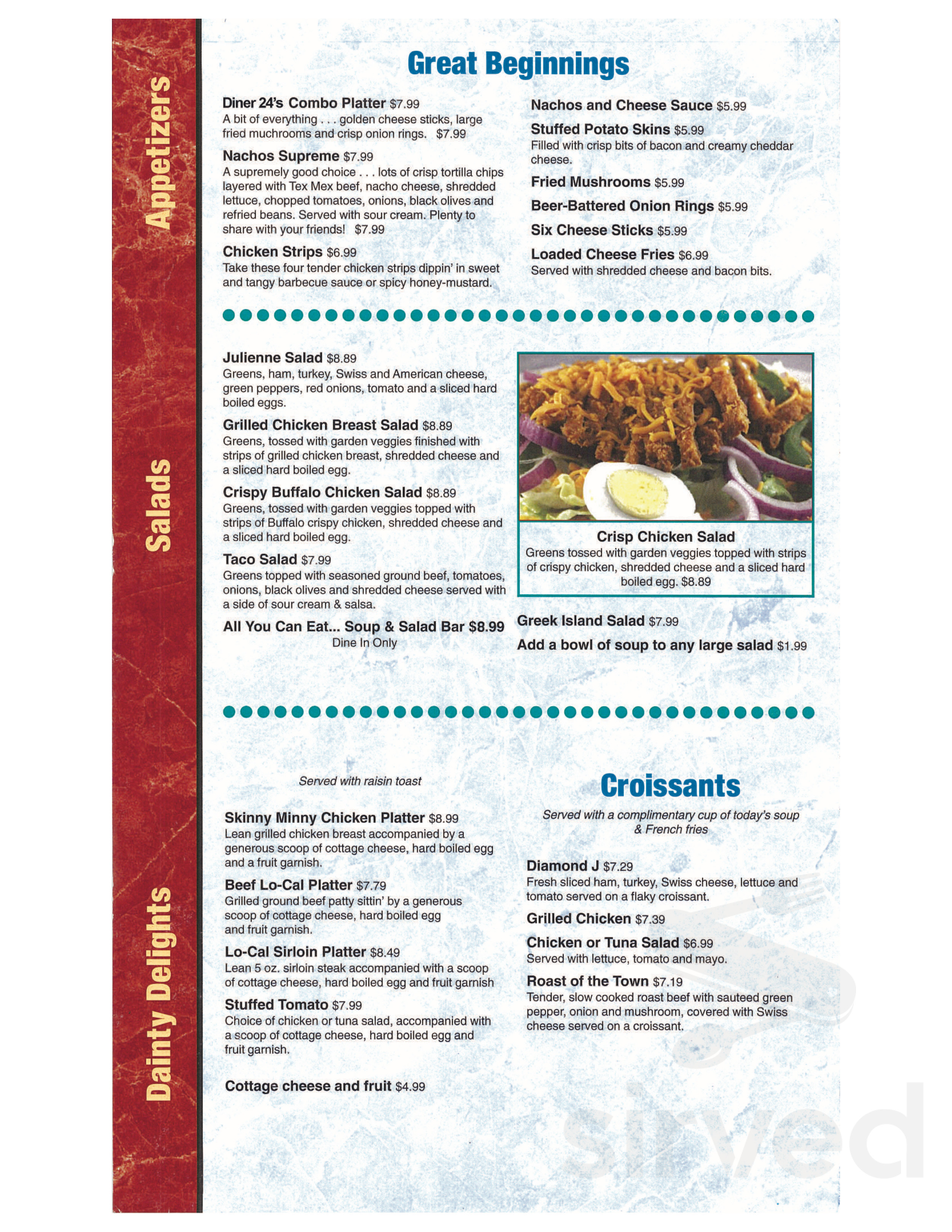 Diner 24 menus in Fairbury, Illinois, United States