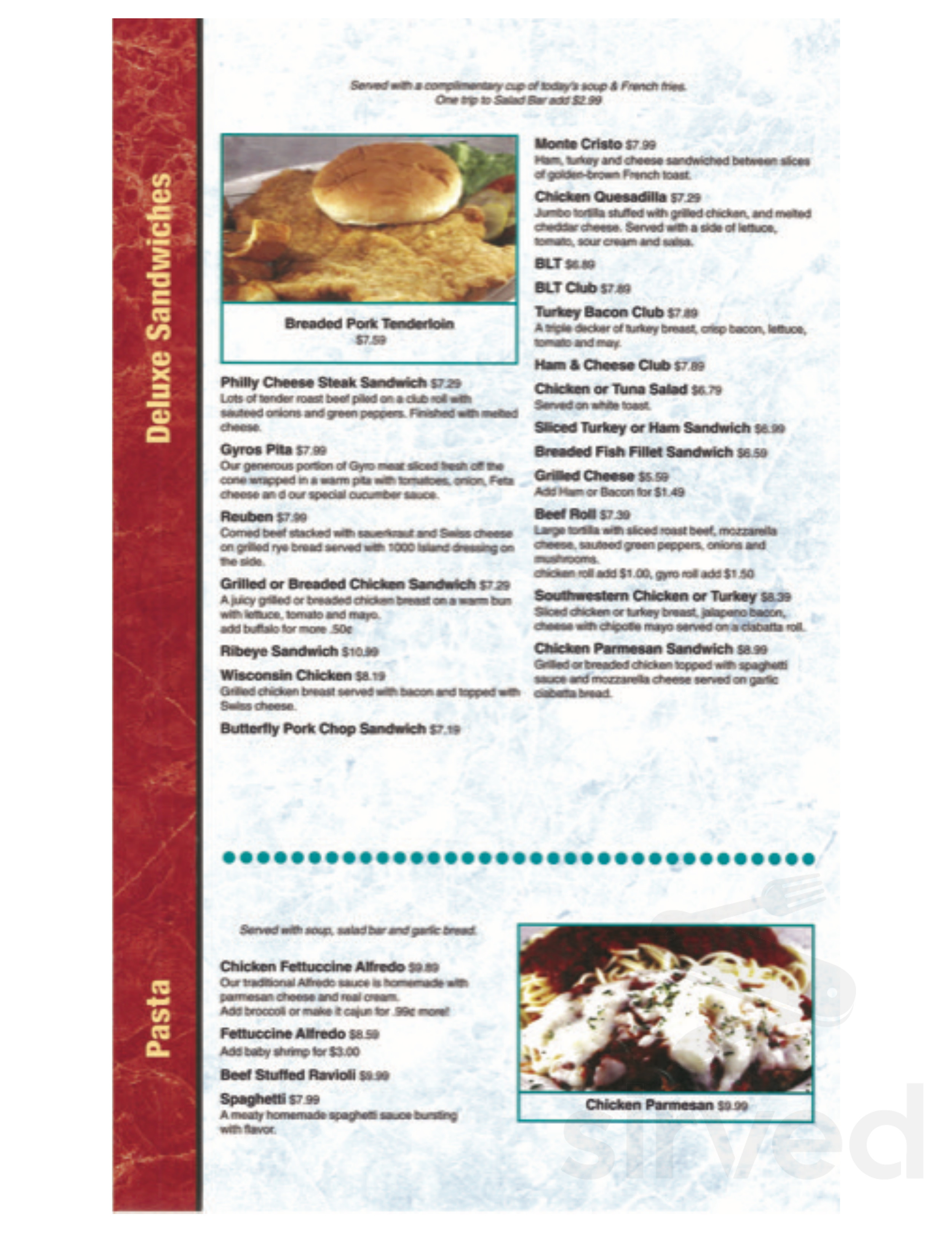 Diner 24 menus in Fairbury, Illinois, United States