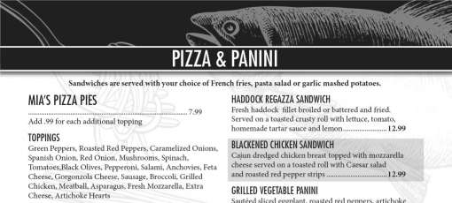 Menu for Mia Regazza of Marshfield in Marshfield, MA | Sirved