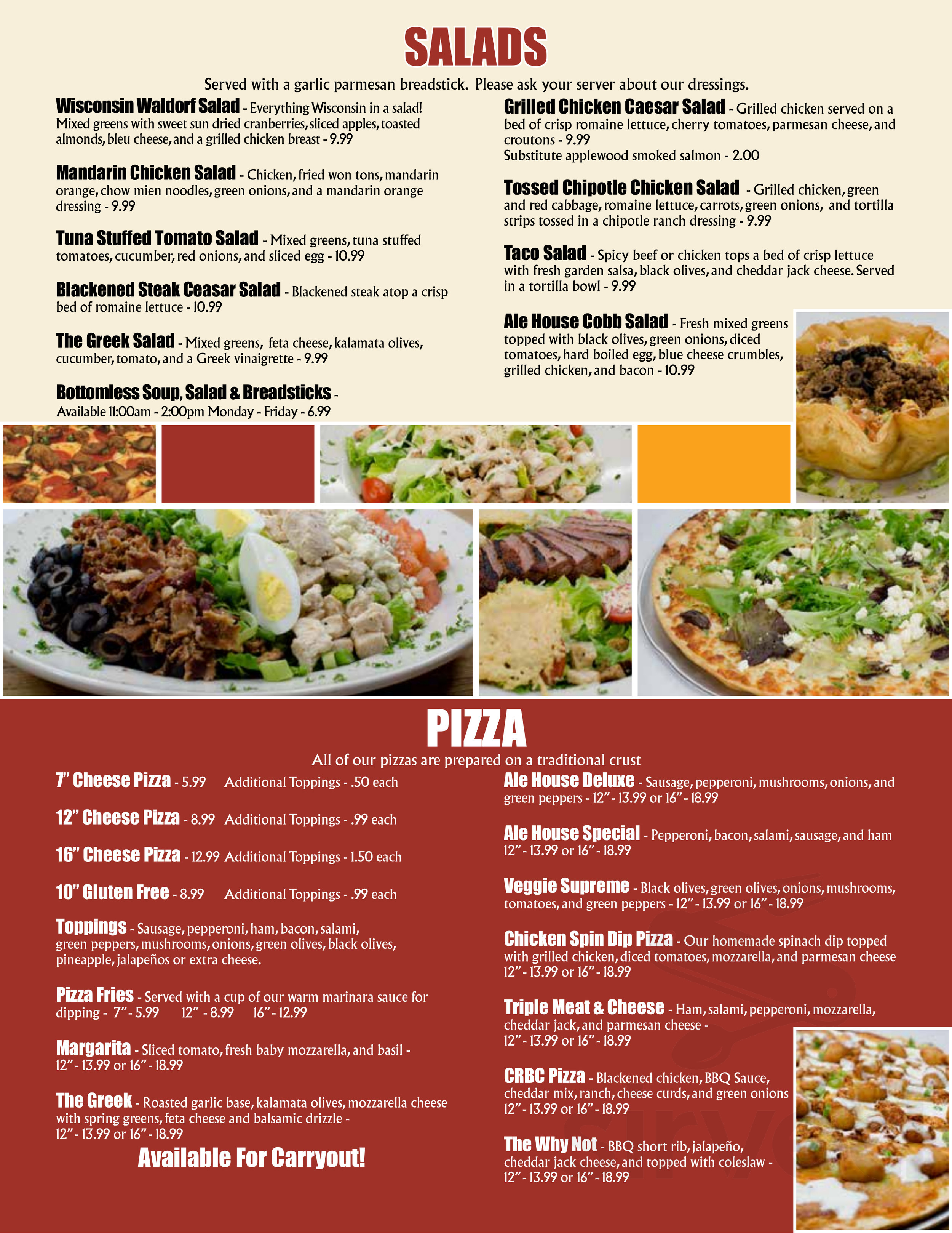 Menu - Menomonie WI's Stout Craft Co. Kitchen & Tap House | Sirved