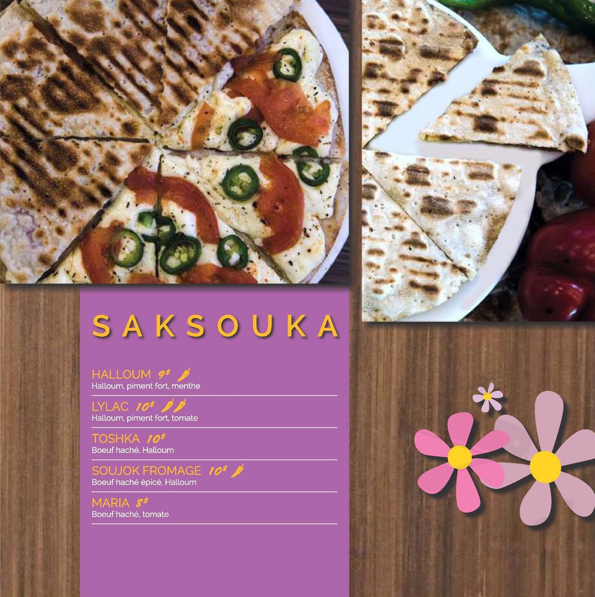 Lylac Resto lounge menus in Saint-Laurent, Quebec, Canada