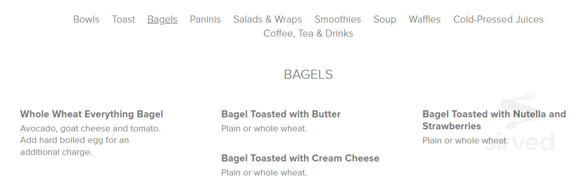 The Juice Pod Bryn Mawr menu in Bryn Mawr, Pennsylvania, USA