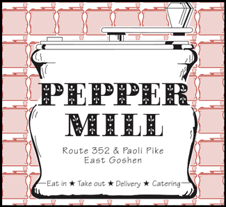 Menu for Pepper Mill in West Chester, PA | Sirved