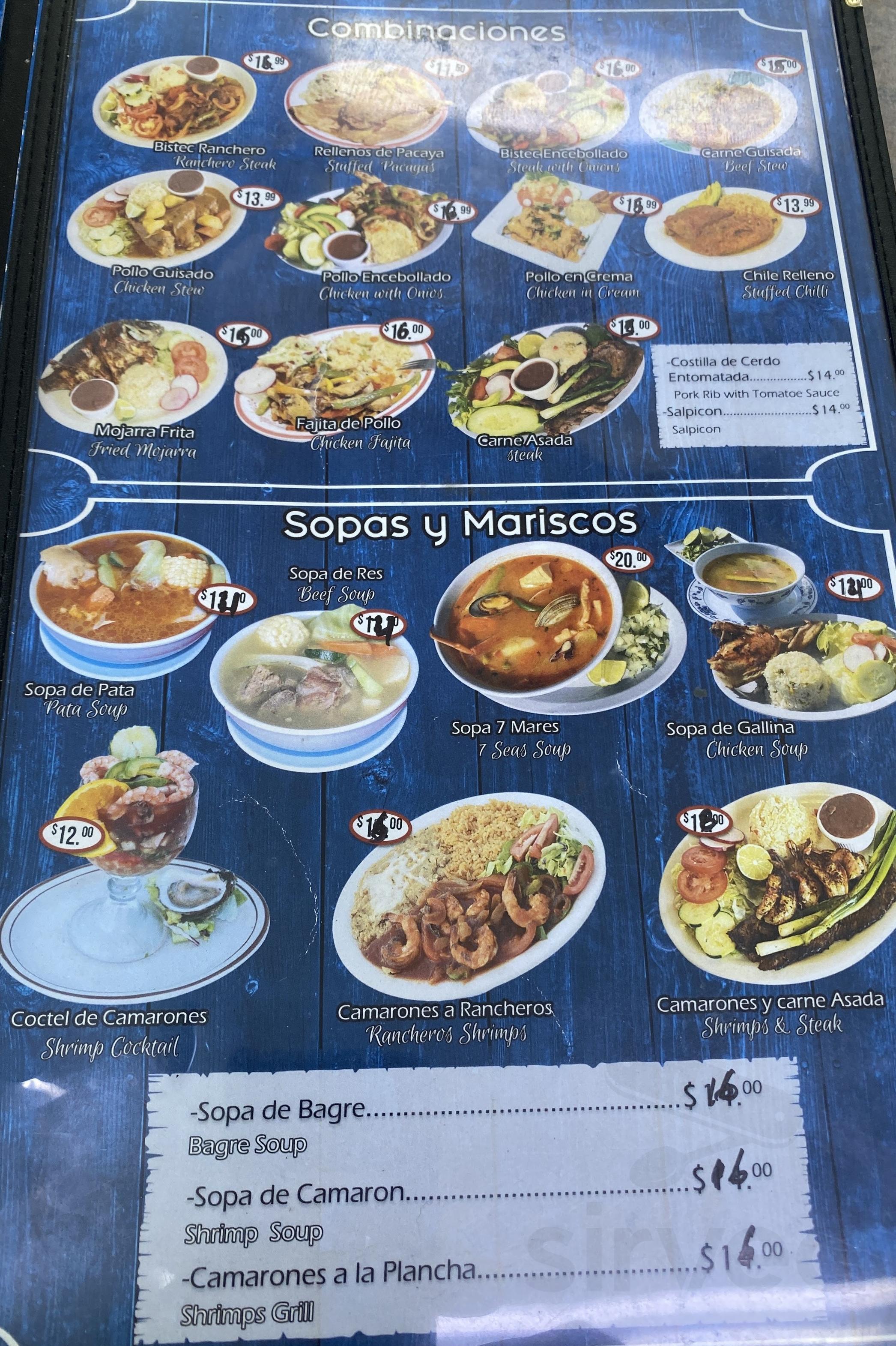 Cafetales Jr Salvadoreno menu in Los Angeles, California, USA
