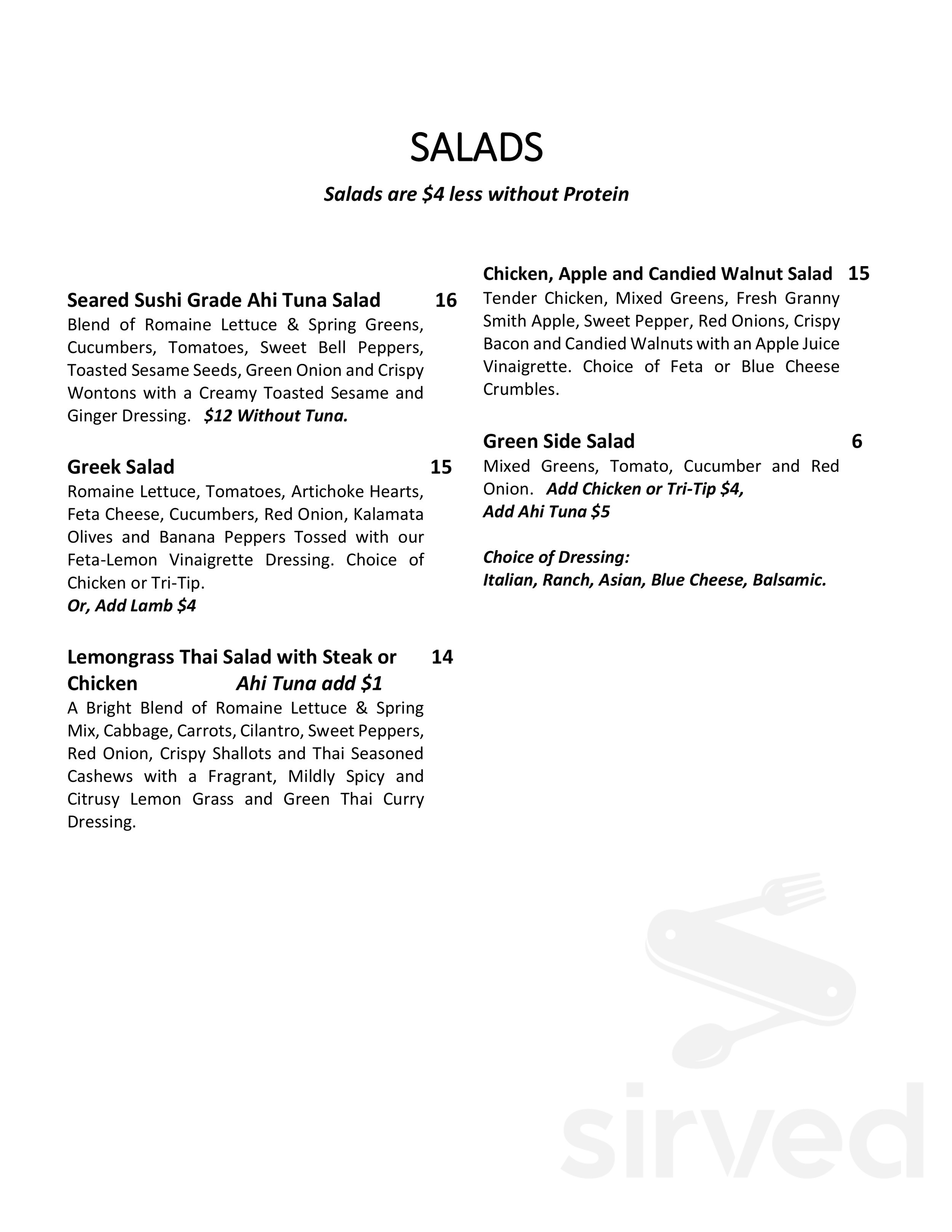 High Water Brewing Lodi menus in Lodi, California, United States