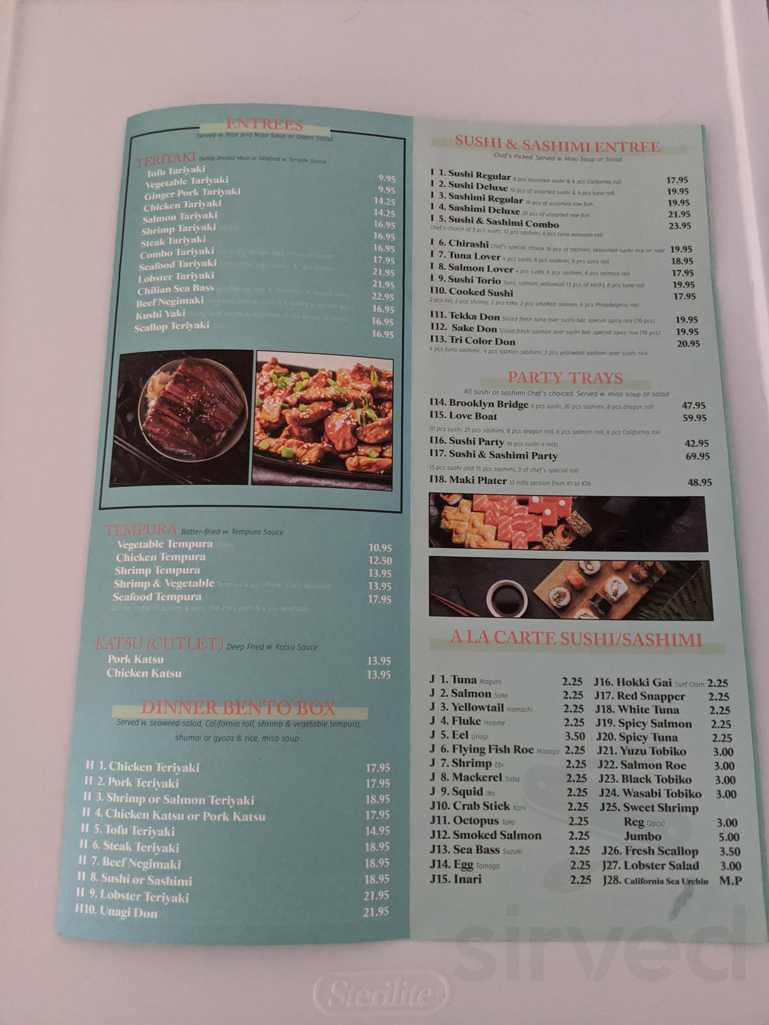 Umi Sushi menu in Flushing, New York, USA