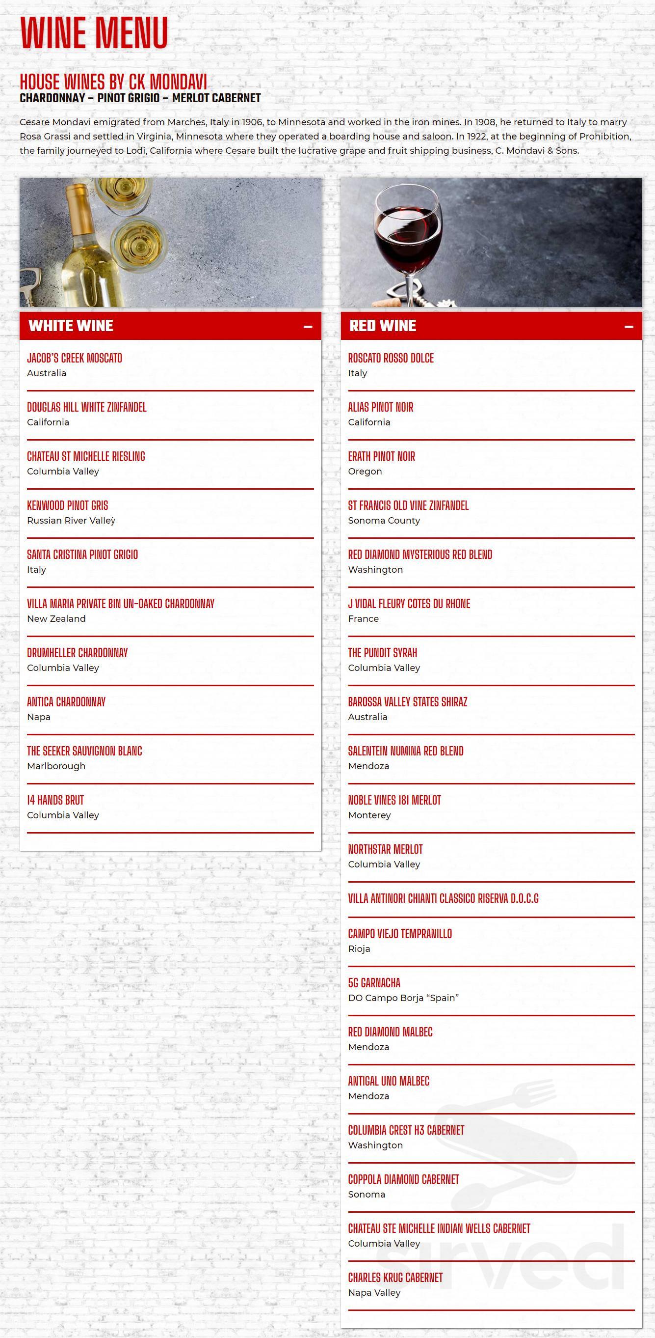 BoomTown Brewery & Woodfire Grill | Hibbing, MN menus in Hibbing ...