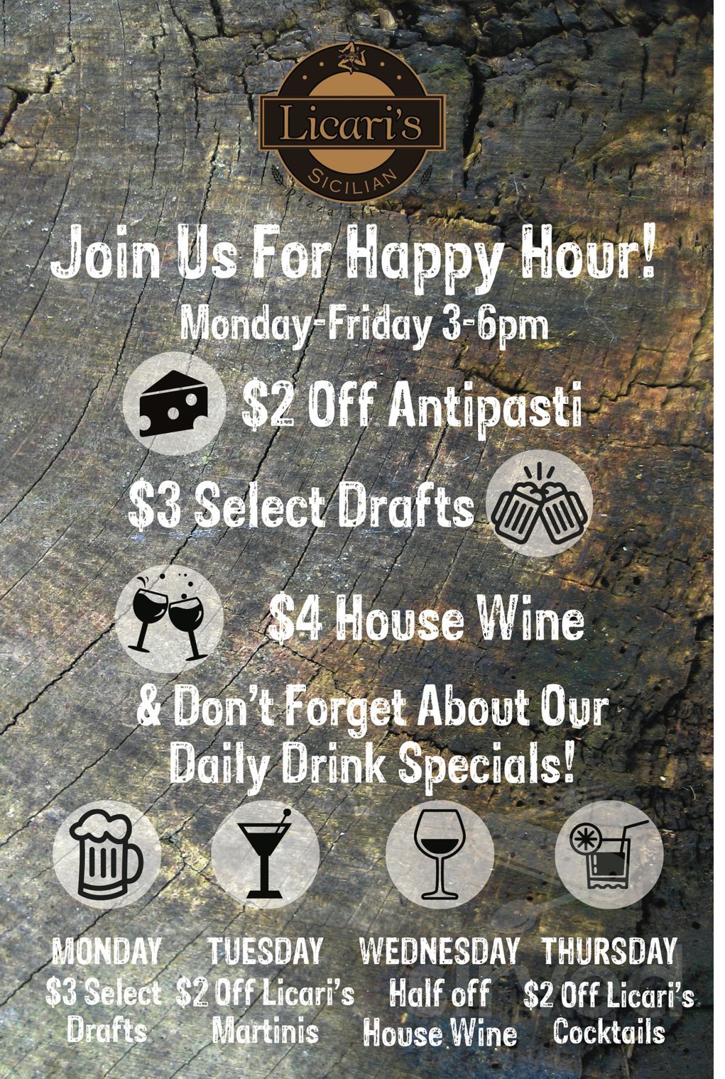 Licari's Sicilian Pizza Kitchen-No.1 menu in Grand Rapids, Michigan, USA