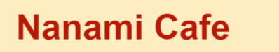 Menu for Nanami Cafe in Baltimore, MD | Sirved