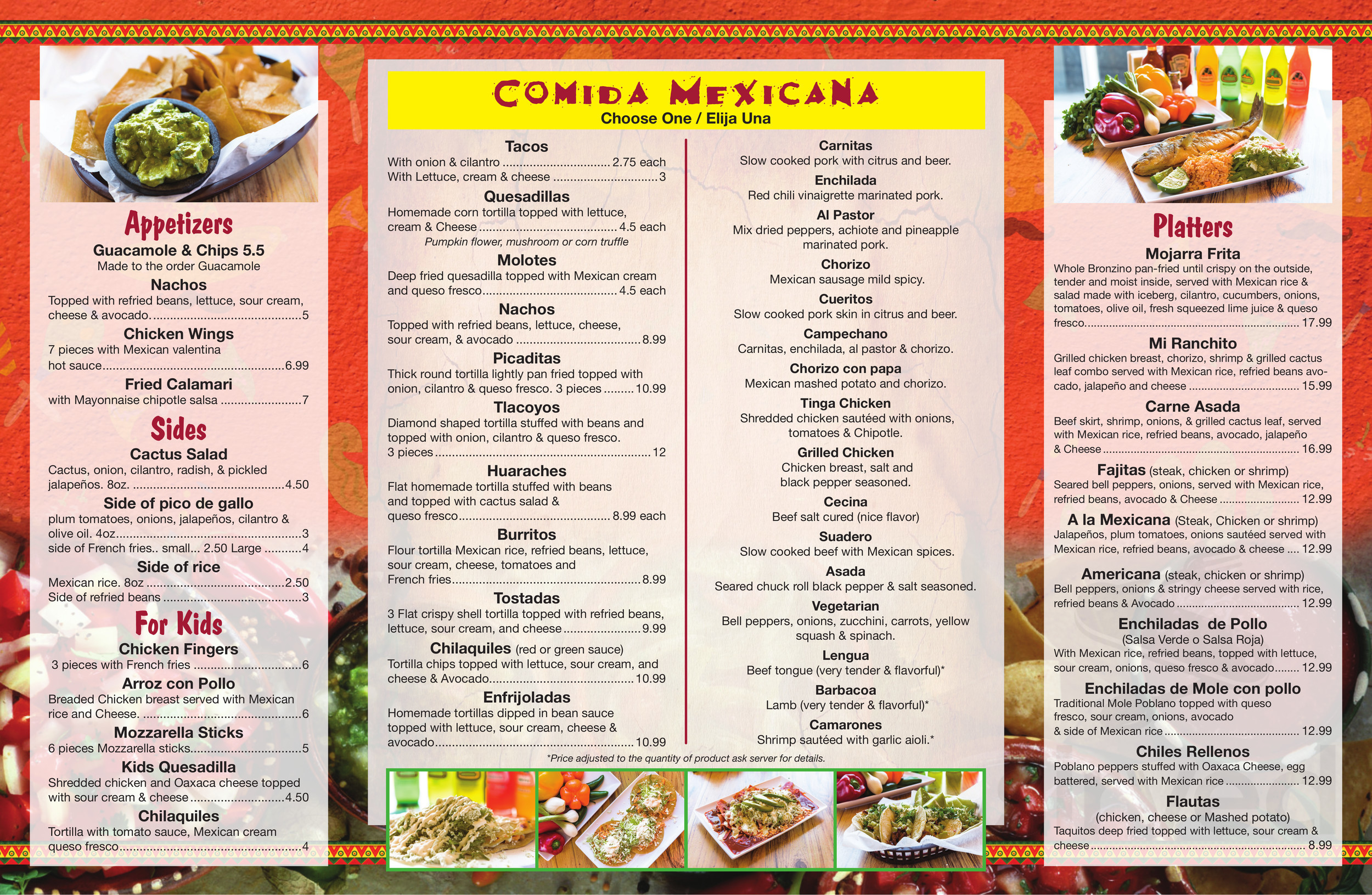 Mi ranchito menu store
