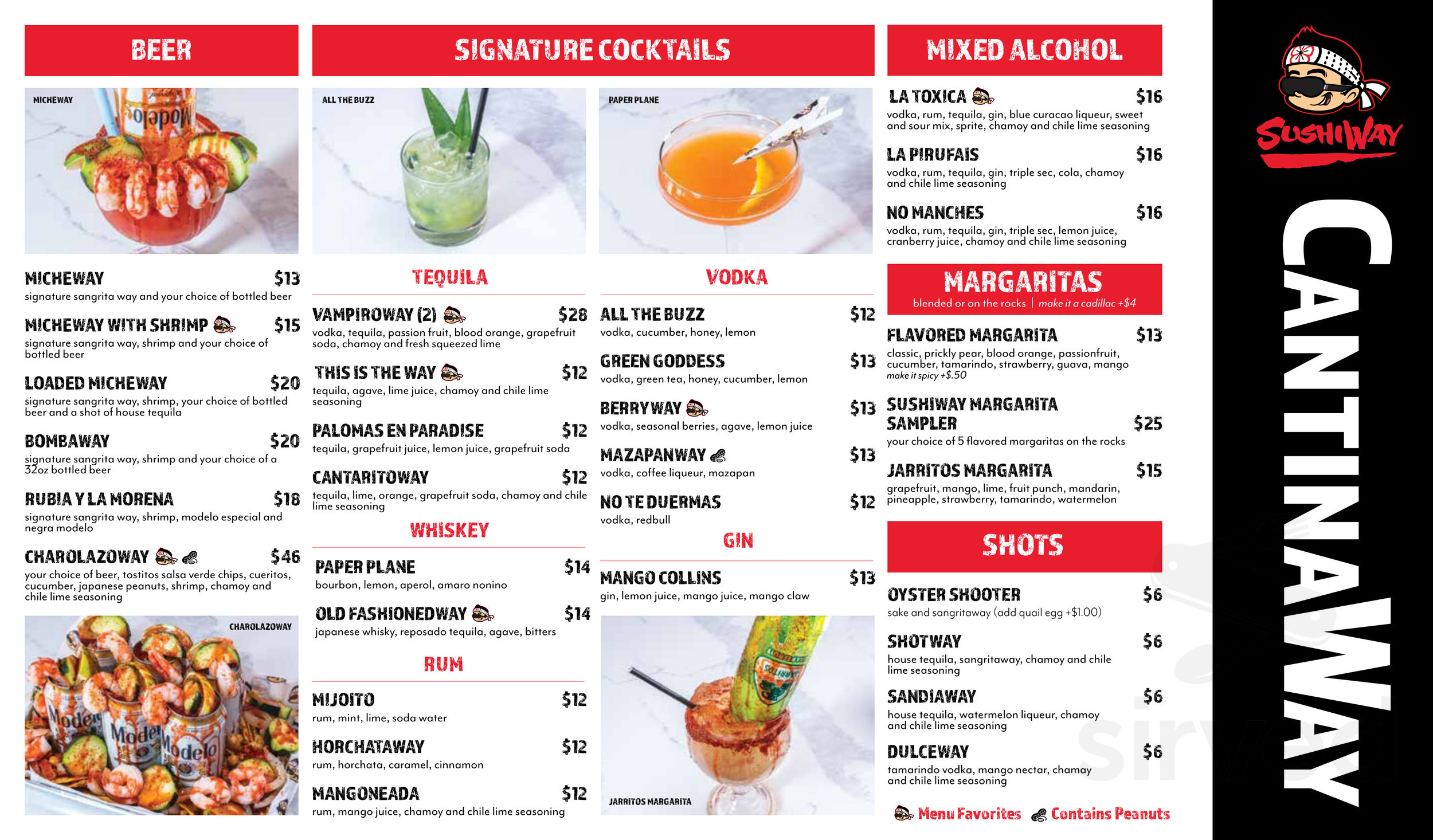 SushiWay menu in Oxnard, California, USA