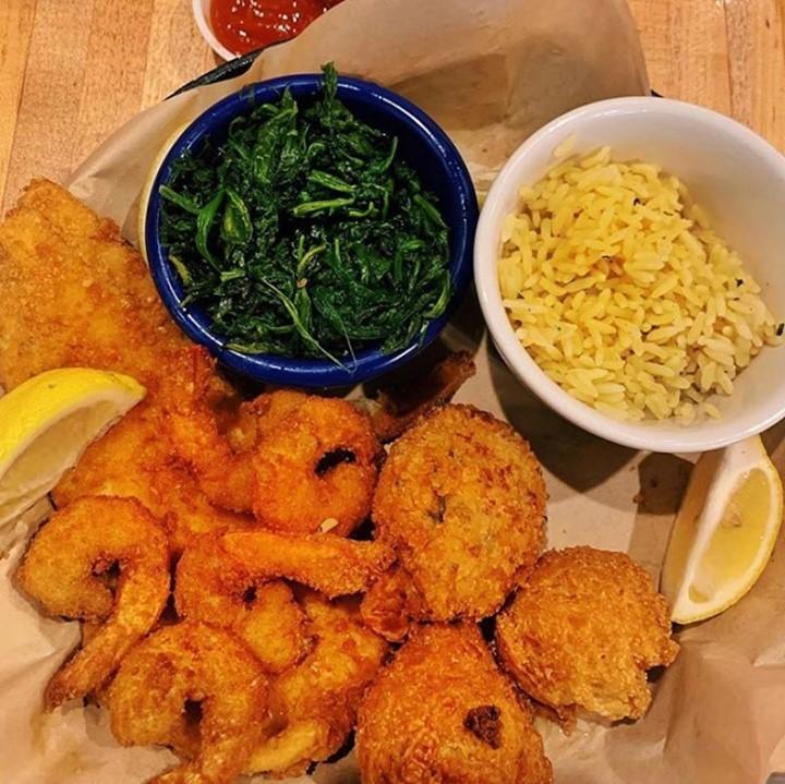 Sea Island Shrimp House menu in San Antonio, Texas, USA