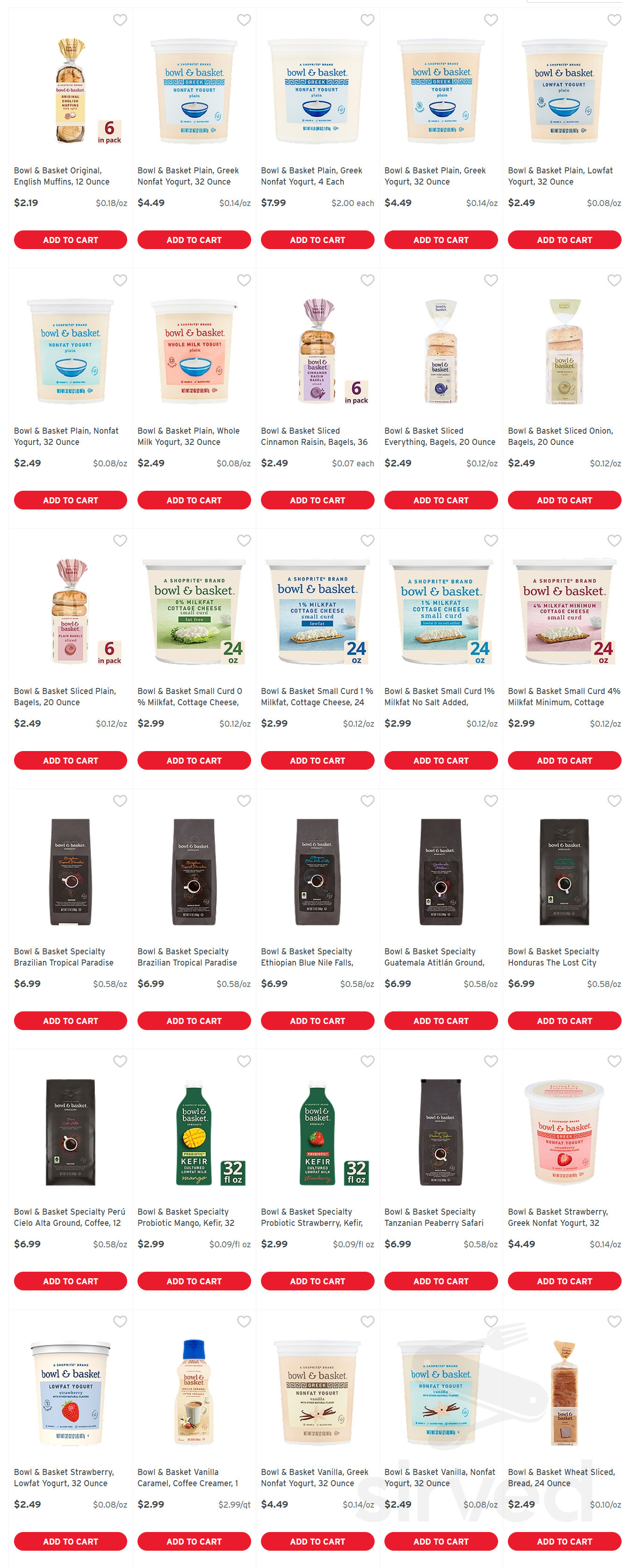 ShopRite of Brandywine Commons menus in Wilmington, Delaware, United States