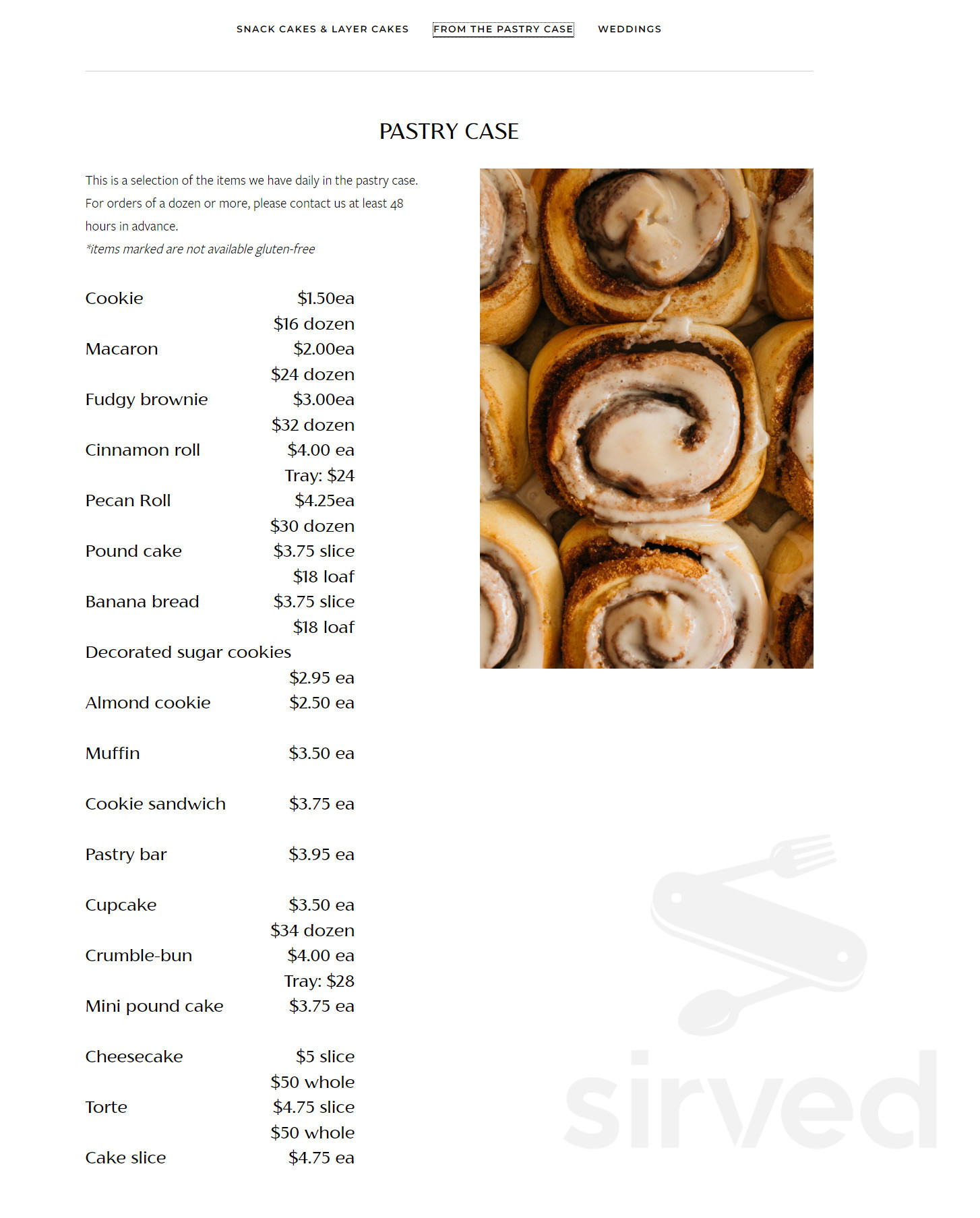 Goldenrod Pastries menus in Lincoln, Nebraska, United States
