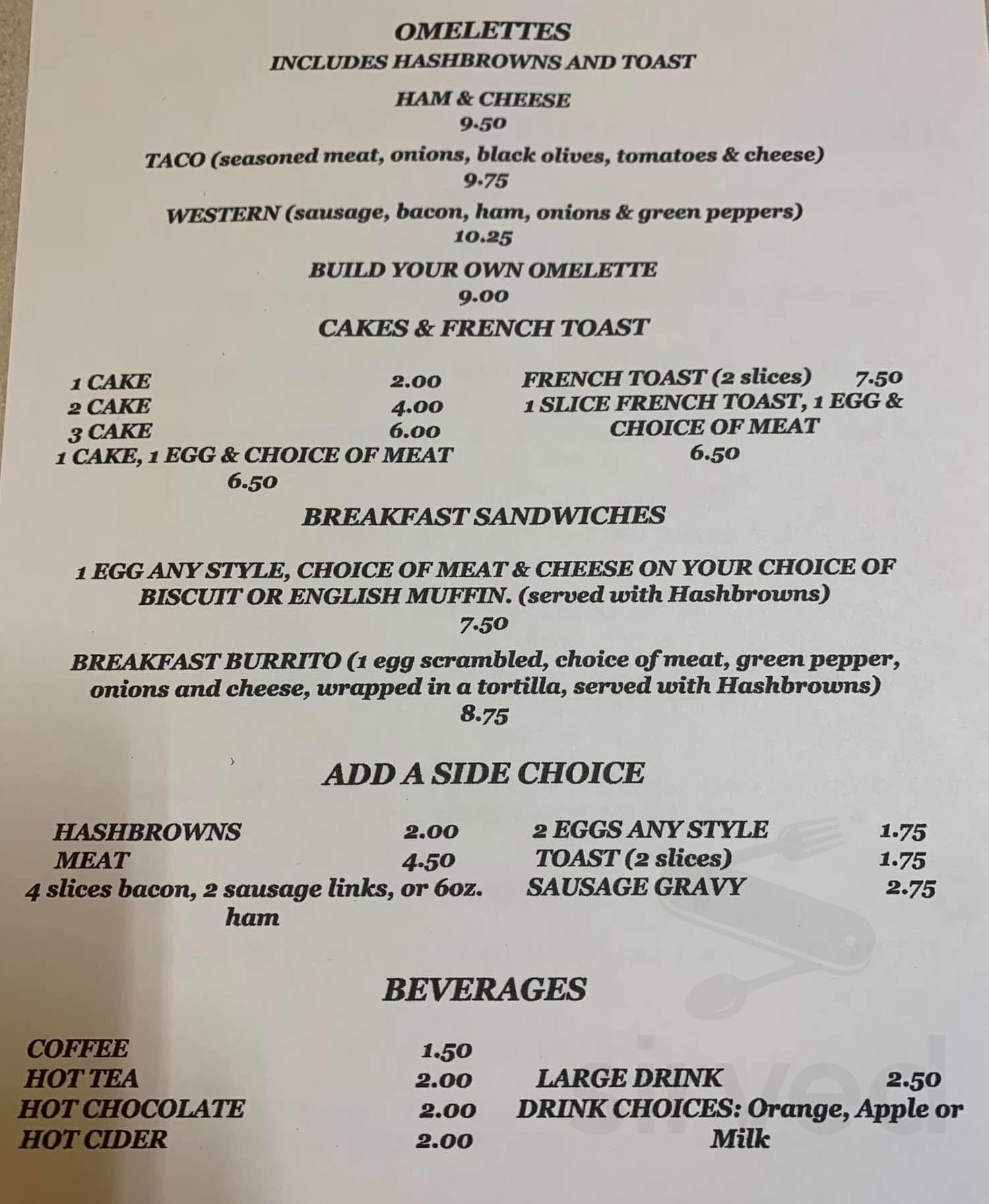 Rizo's menus in Colstrip, Montana, United States