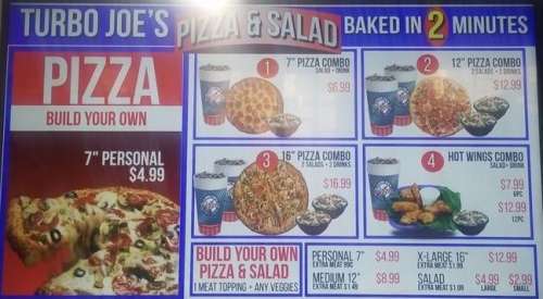 Turbo Joe's Chicken menu in Waller, Texas, USA