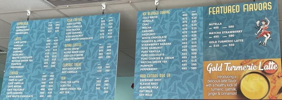 Wicked Donuts menu in Las Vegas, Nevada, USA