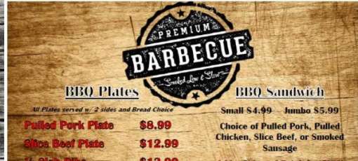 Menu for Hickory Pit Too in Semmes, AL | Sirved