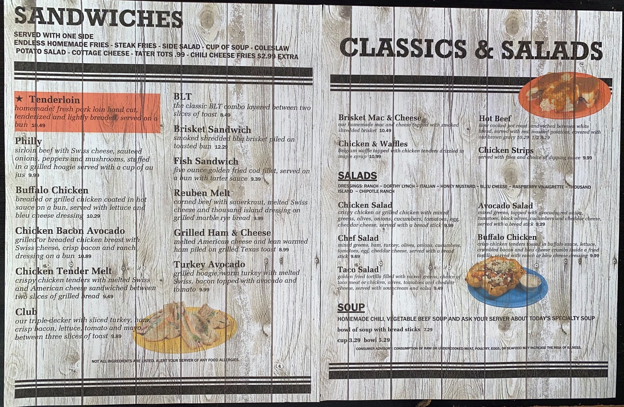 chuckwagon restaurant in adair menus in Adair, Iowa, United States