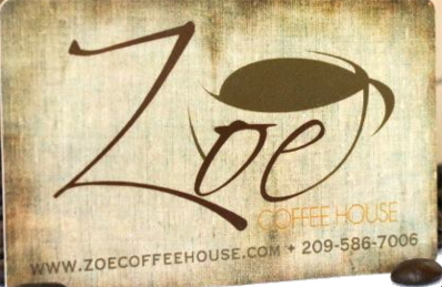 Zoe Coffee House menu in Mi-Wuk Village, California, USA