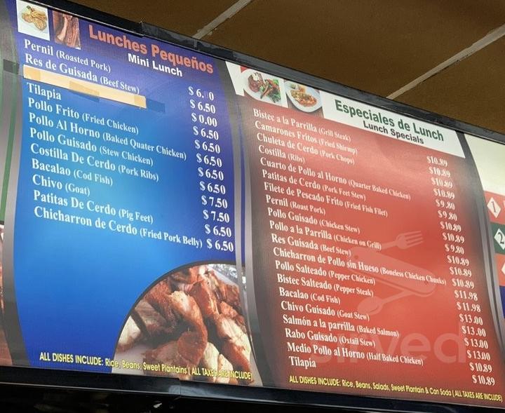 El Rincon Dominicano menus in Hempstead, New York, United States