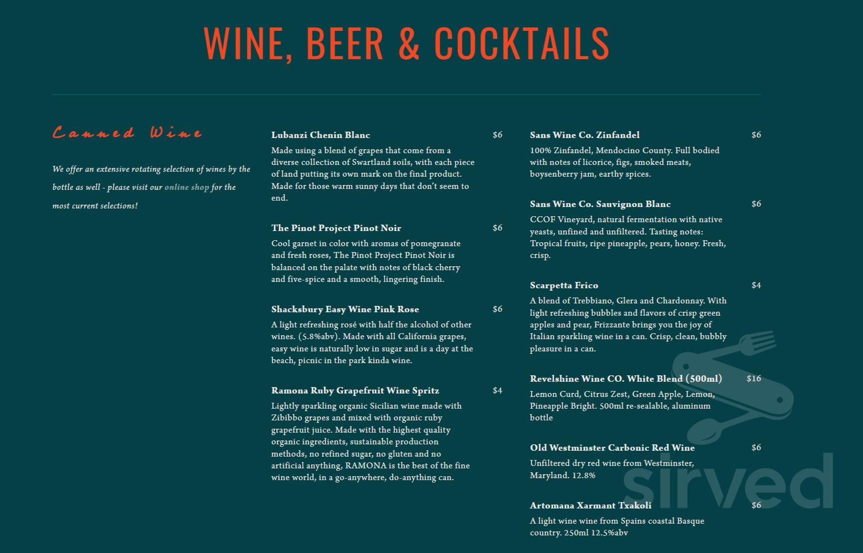 Pastaria Deli & Wine menu in Clayton, Missouri, USA