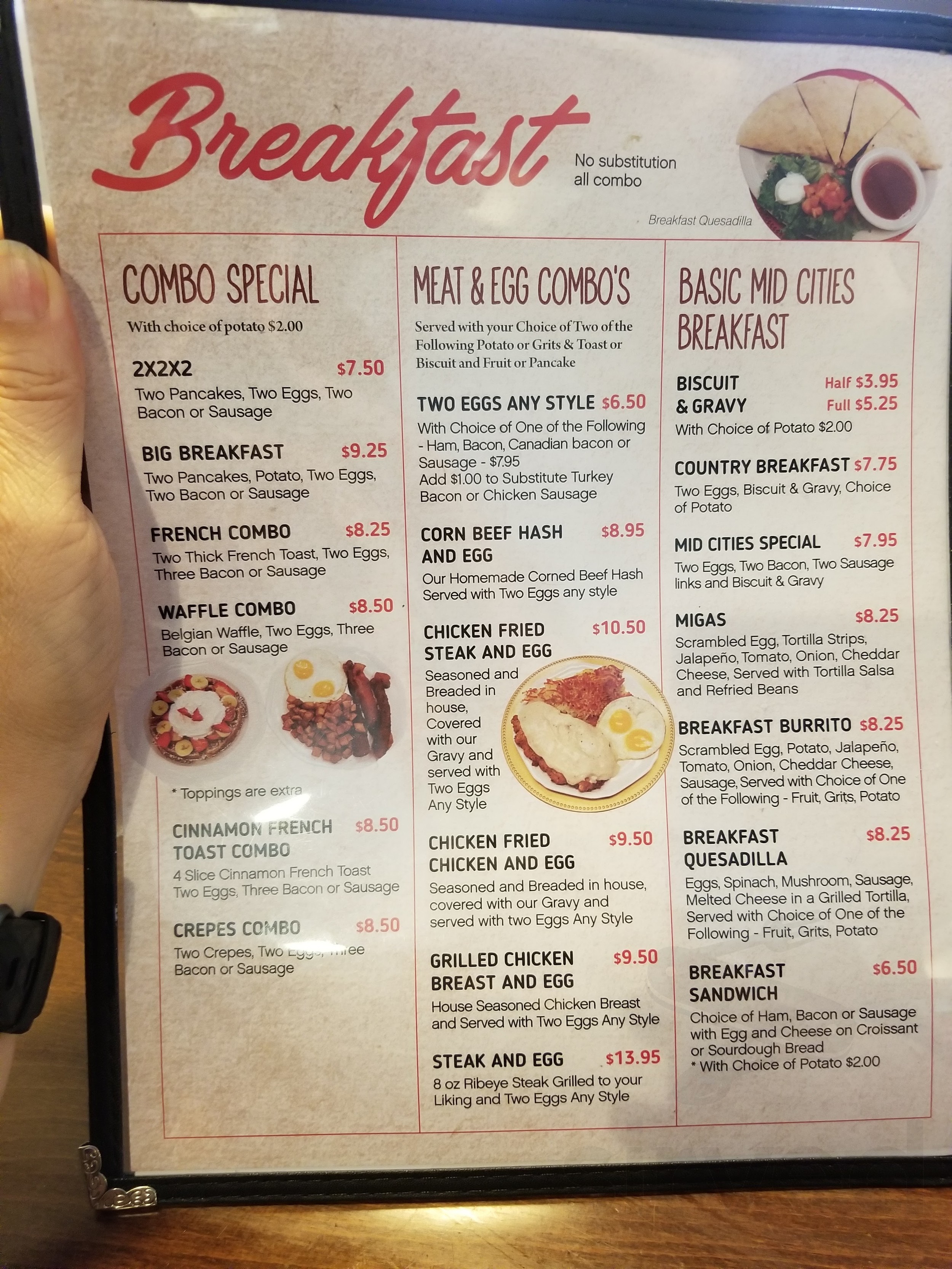 Menu - Bedford TX's Mid Cities Cafe | Sirved