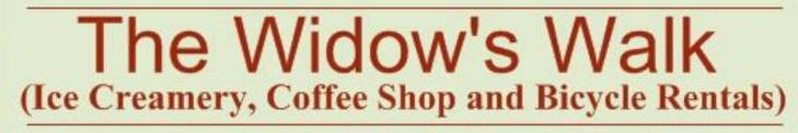 Menu for The Widows Walk Ice Creamery in Clarksville, IN | Sirved