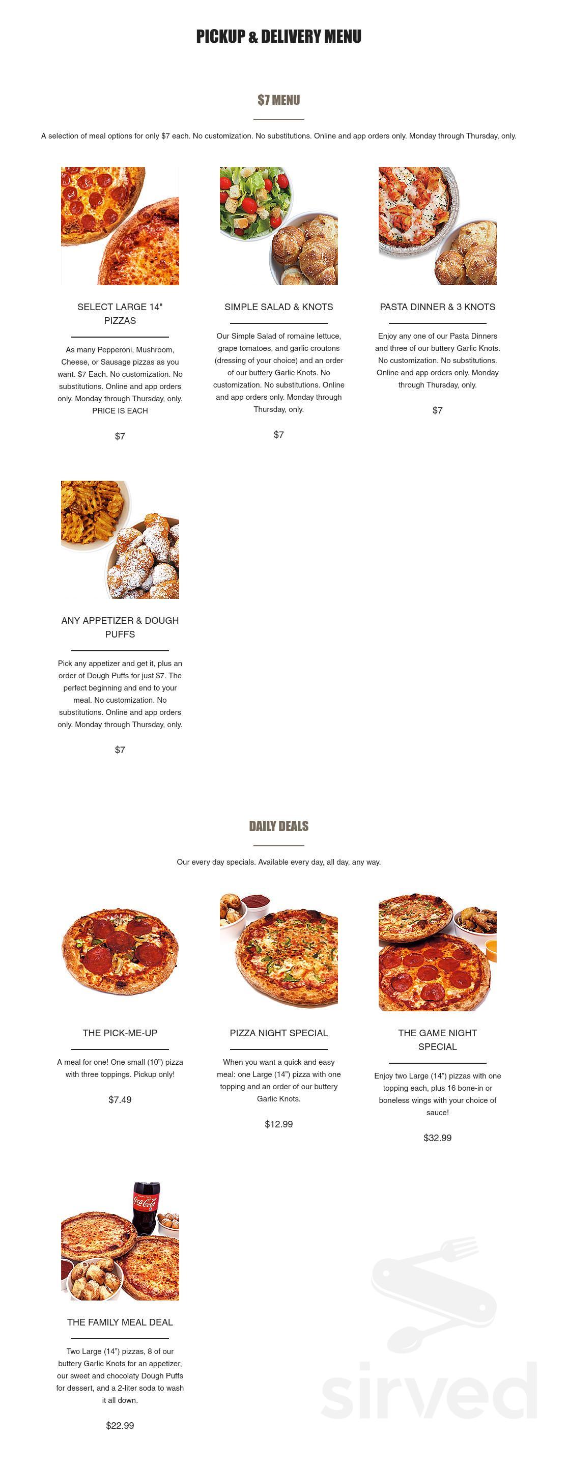 Monster Pizza menus in Deltona, Florida, United States