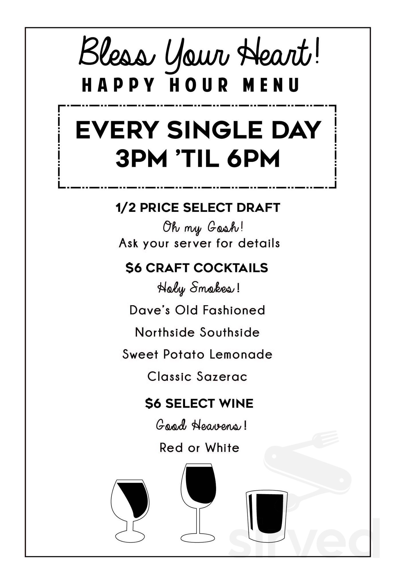 Brood and Barley menu in North Little Rock, Arkansas, USA