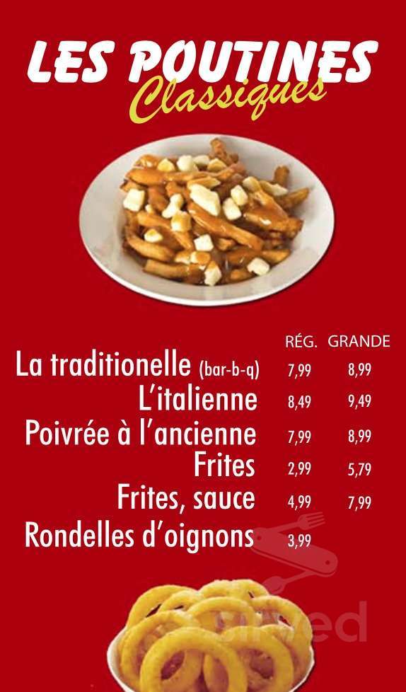 Restaurant Paulo & Suzanne menu in Montréal, Quebec, Canada