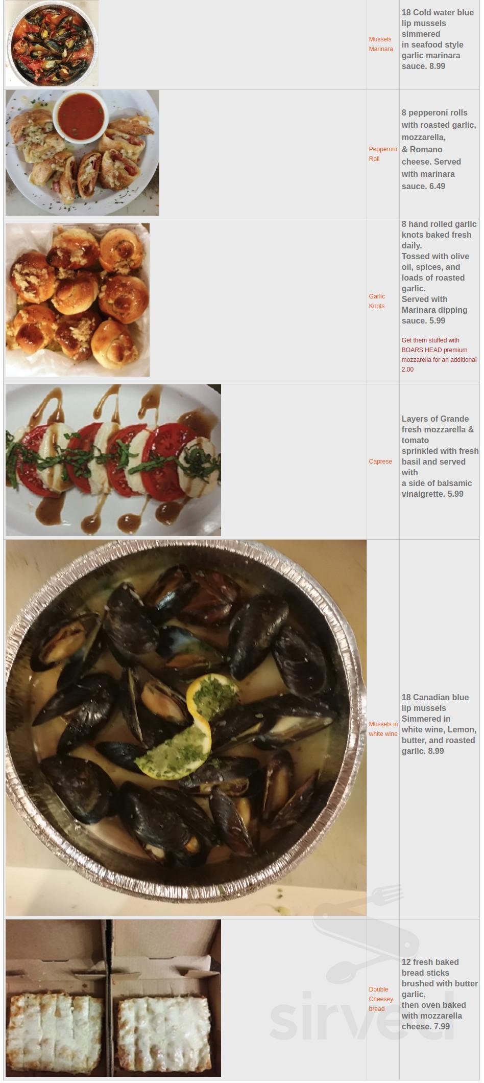 Scorpio's Family Pizzeria menus in Deltona, Florida, United States