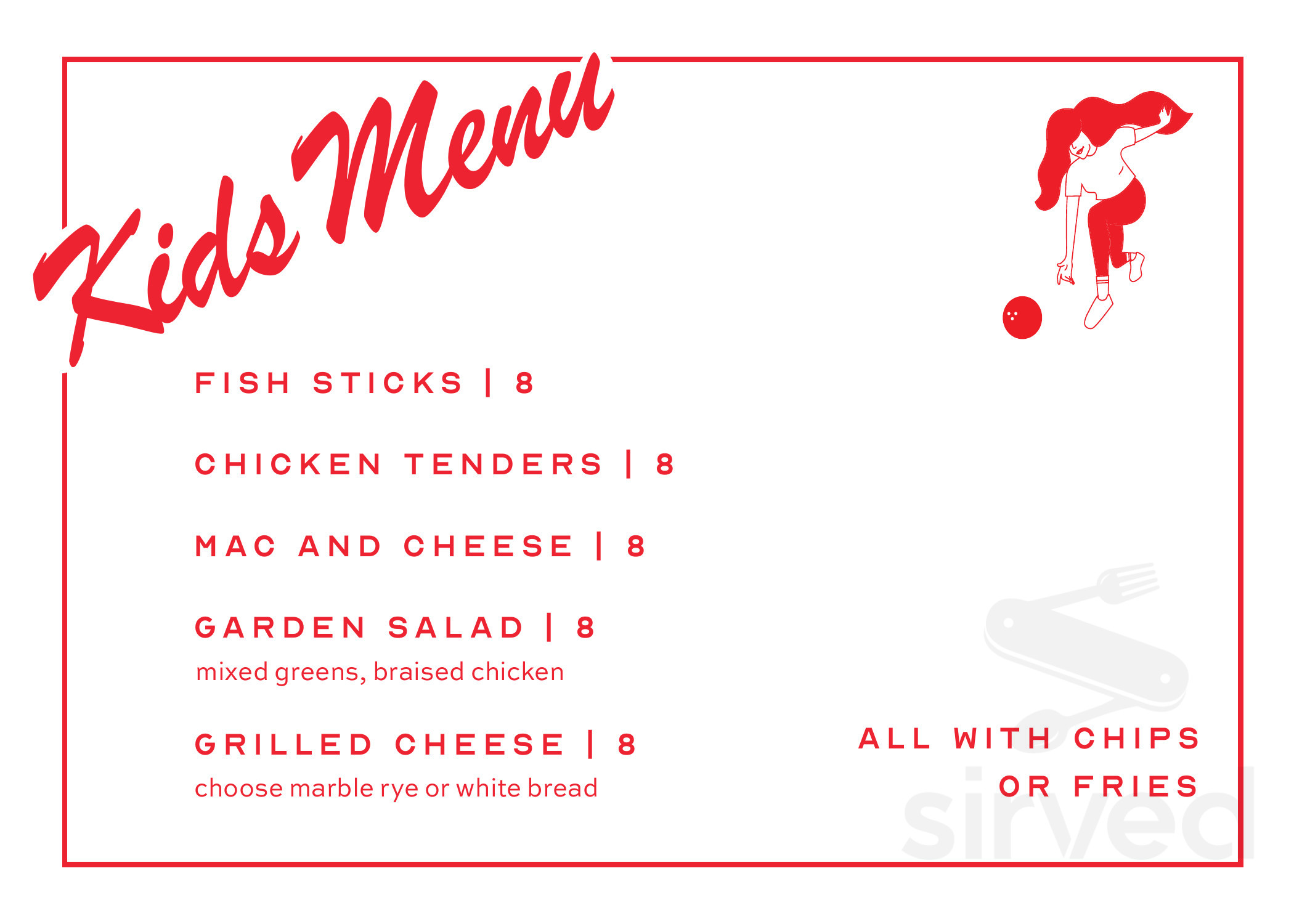 Wilma's menu in Wilmington, Delaware, USA