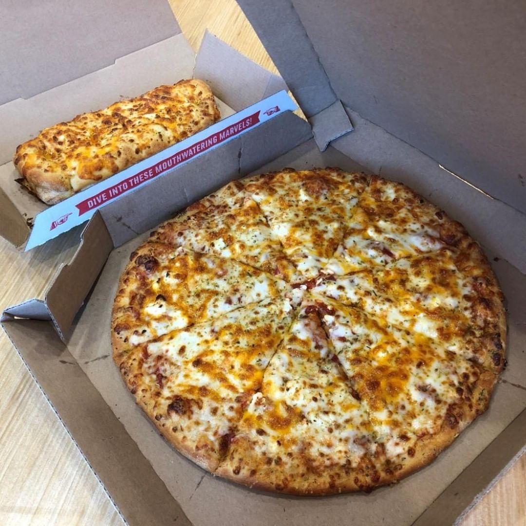 Domino's Pizza menu in Front Royal, Virginia, USA