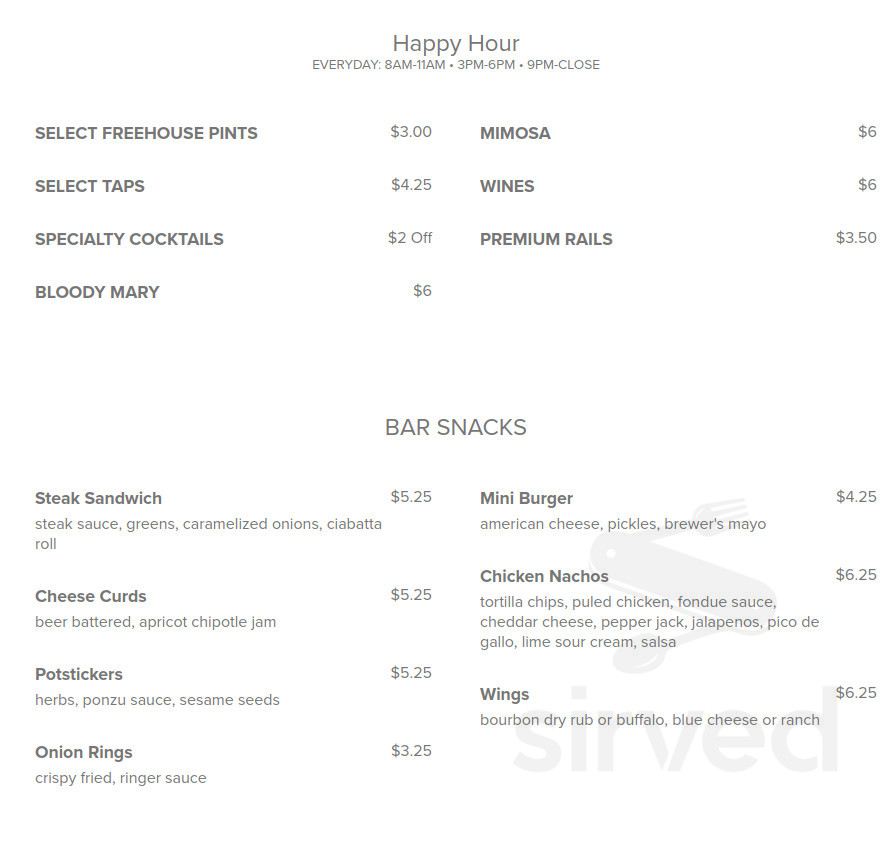 3 Squares Restaurant menu in Maple Grove, Minnesota, USA