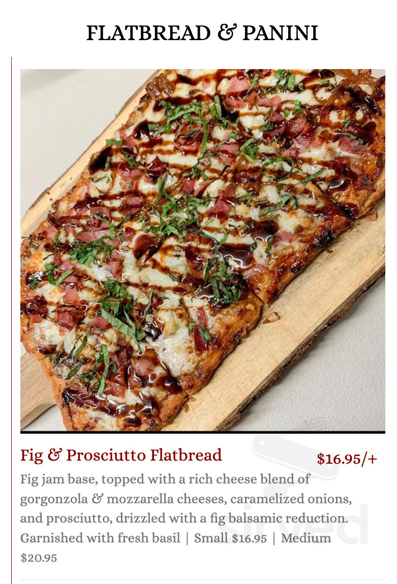 Pats Italian Coventry menu in Coventry, Rhode Island, USA