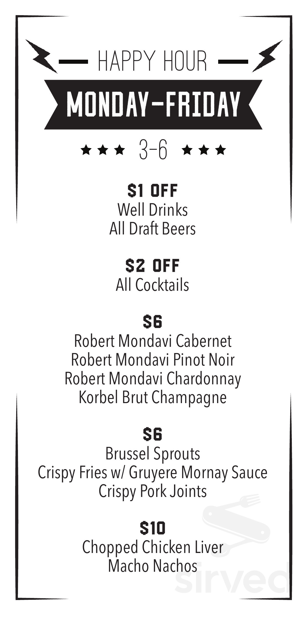 Zig Zag Smokin' Burger menu in Greenwood Village, Colorado, USA