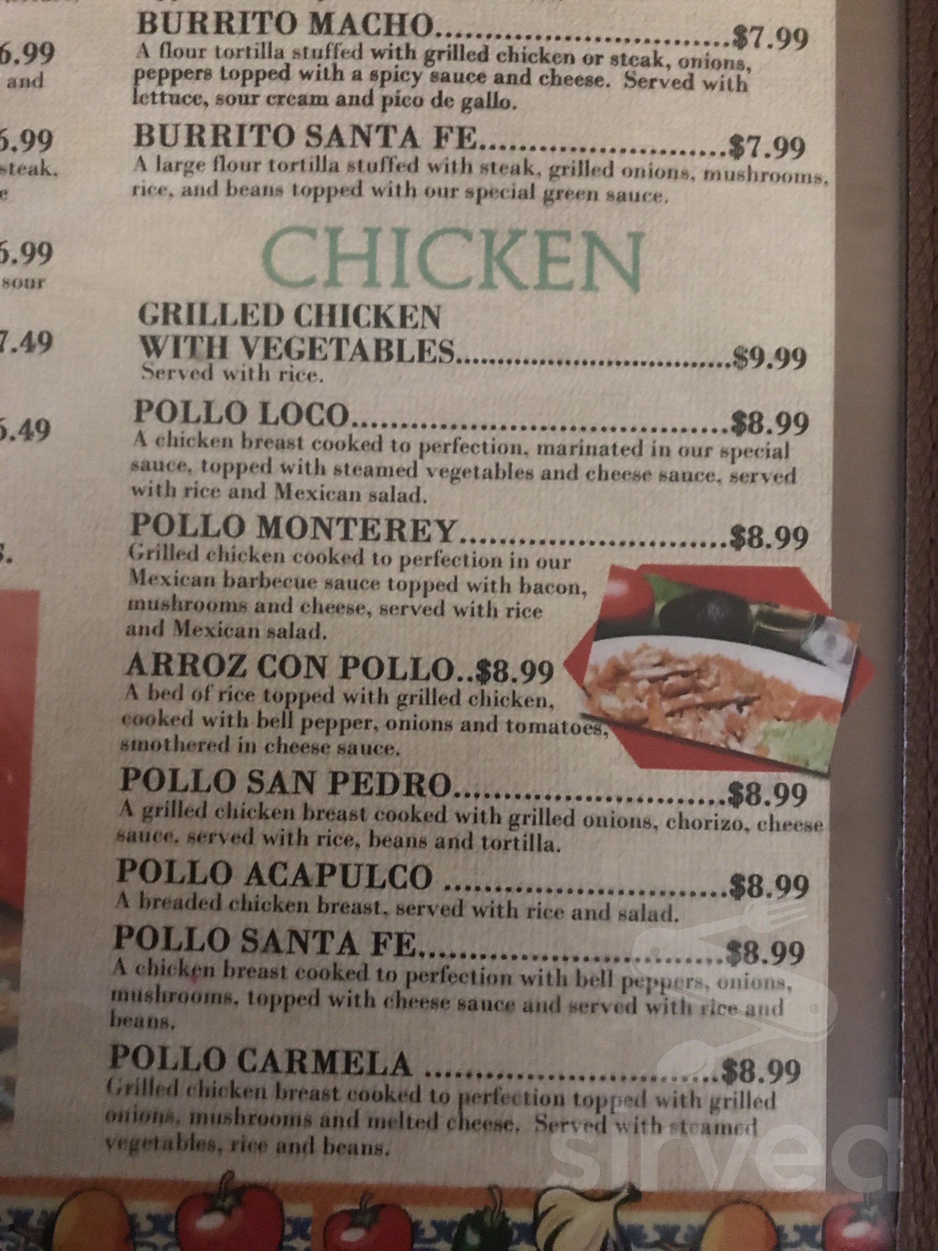 Lupe's Mexican Restaurant menus in Hanceville, Alabama, United States