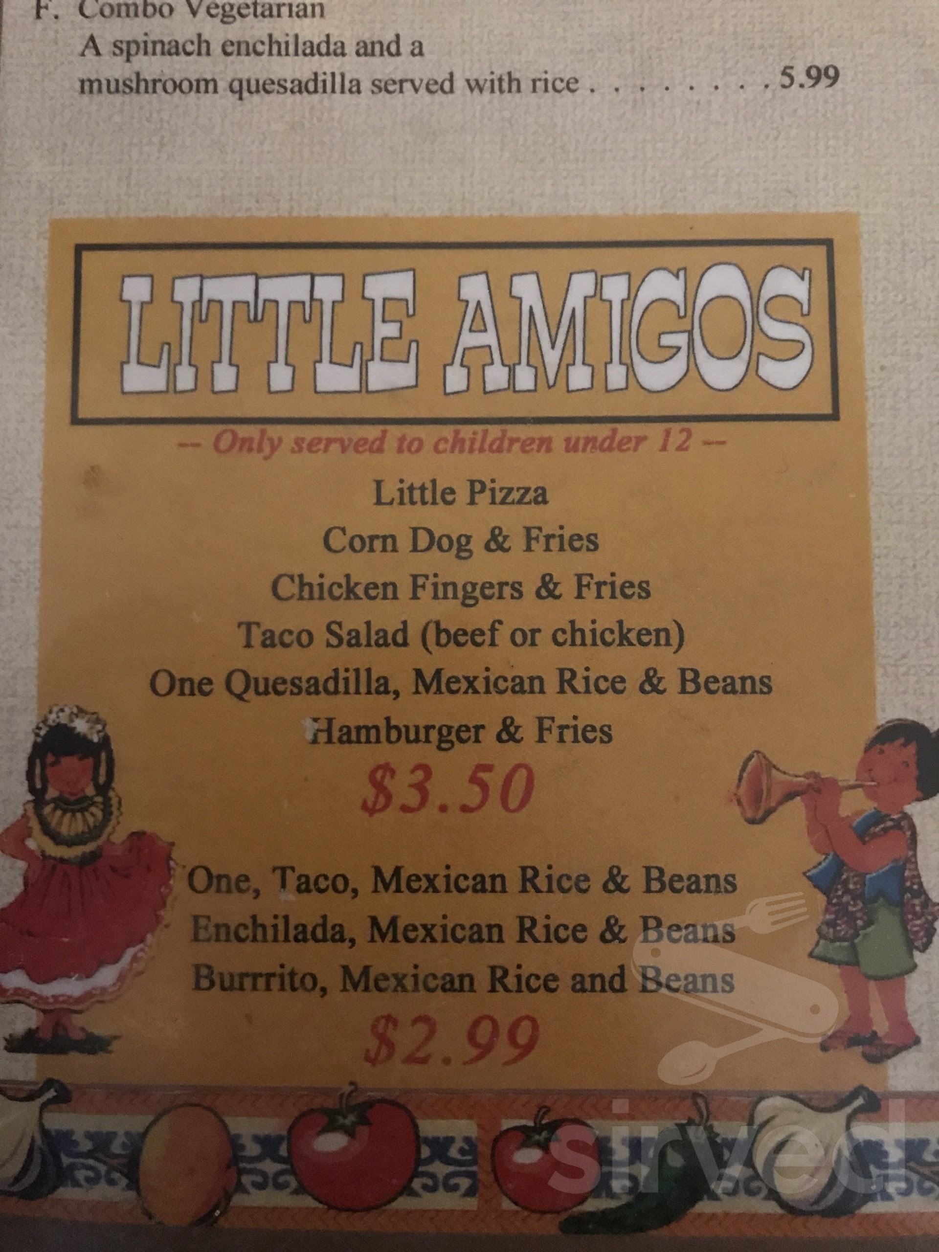 Lupe's Mexican Restaurant menus in Hanceville, Alabama, United States