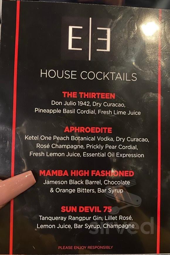 Menu - Houston TX's Thirteen | Sirved