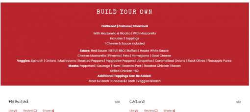 Menu for Serve in Franklin, VA | Sirved