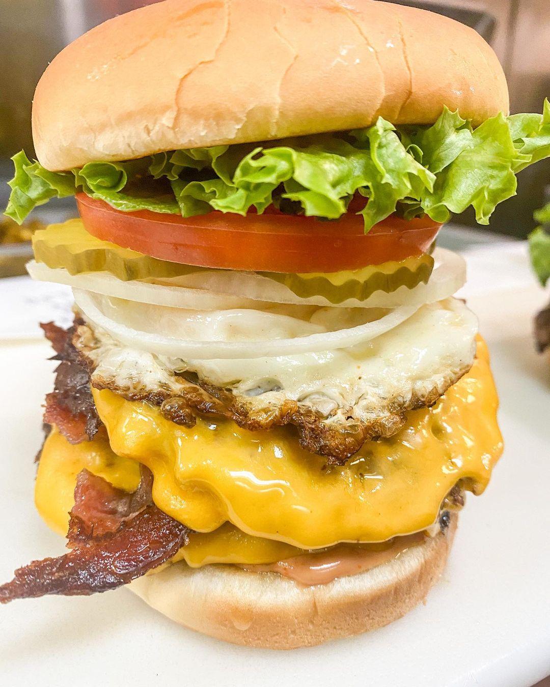 Tonyburgers menu in Centerville, Utah, USA