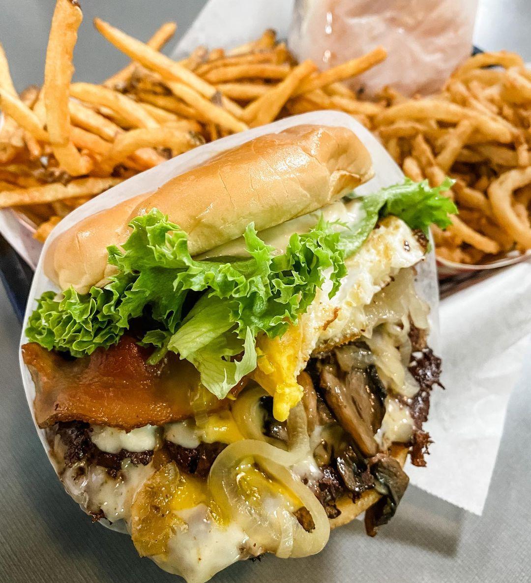 Tonyburgers menu in Centerville, Utah, USA