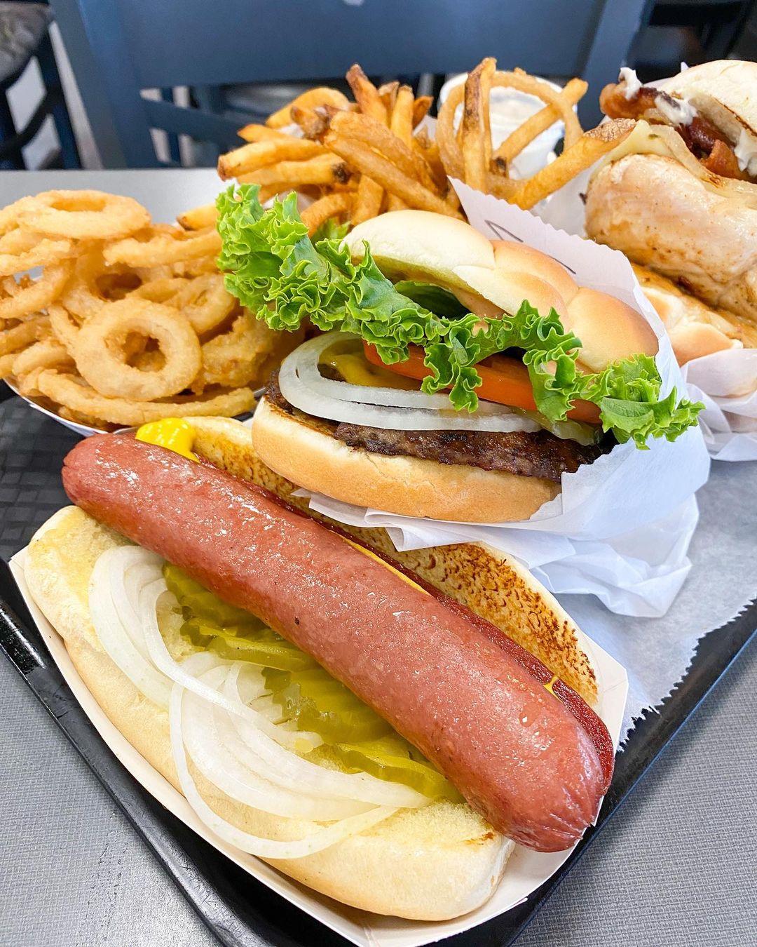 Tonyburgers menu in Centerville, Utah, USA