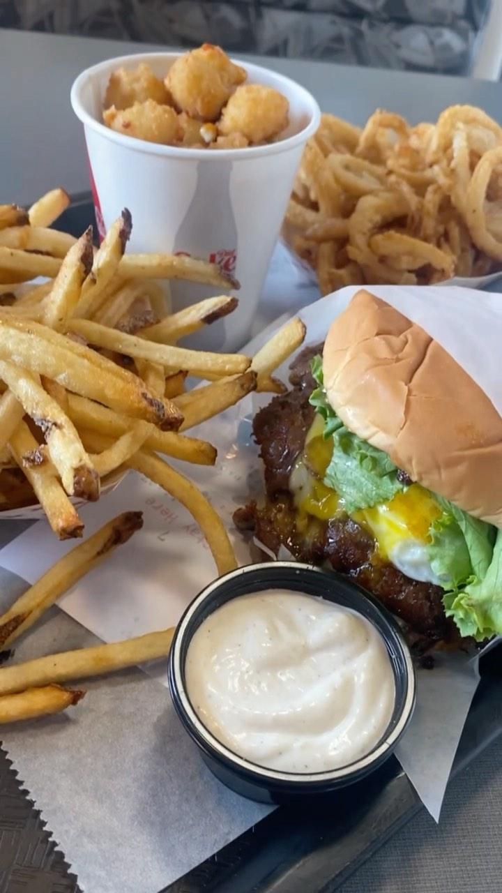 Tonyburgers menu in Centerville, Utah, USA