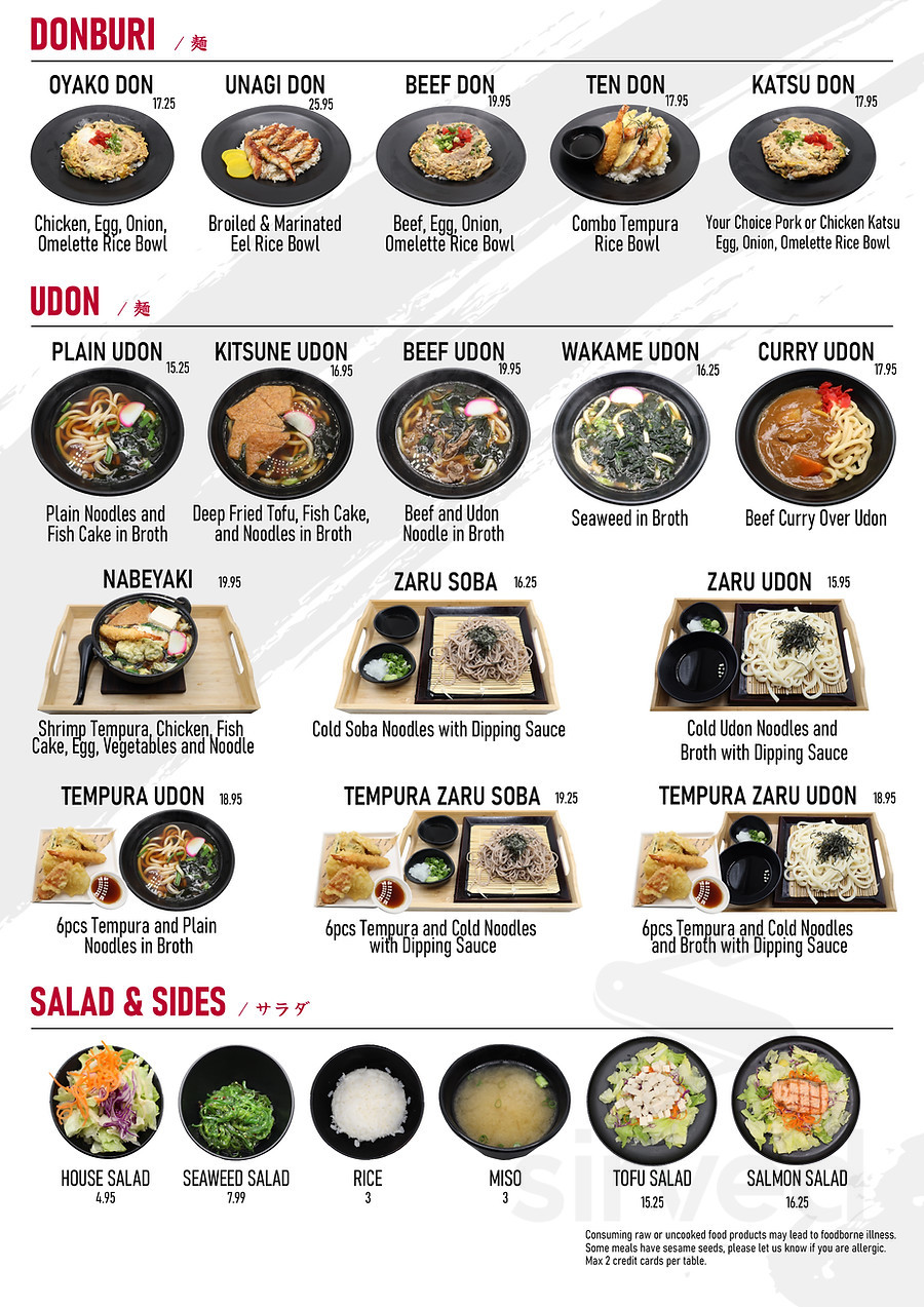 Kushi Tsuru menu in San Francisco, California, USA