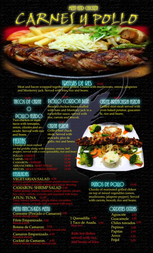 El Camaron Escondido menu in Escondido, California, USA